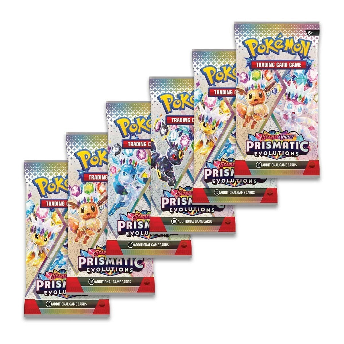 (10) Prismatic Evolutions Pack Bundle – Poke Bros Trading